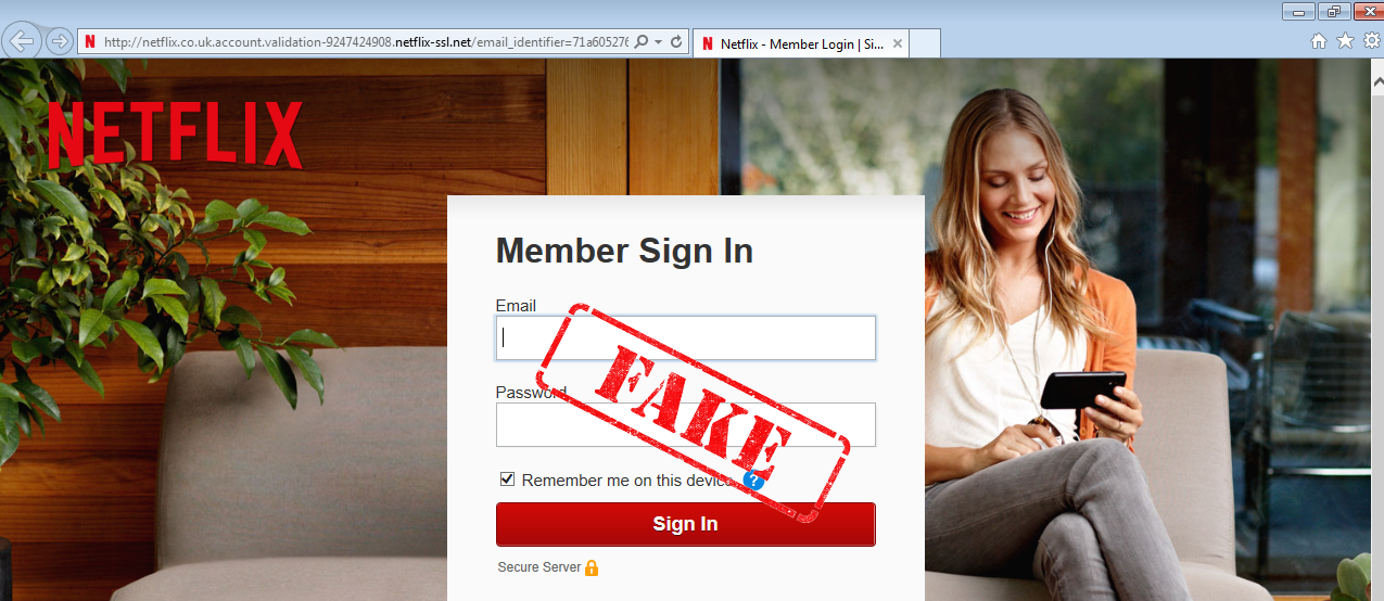 Fraudulent Netflix site wants to leave you high and dry | Malwarebytes Labs