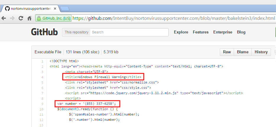 Tech Support Scam Source Code Found on GitHub | Malwarebytes Labs