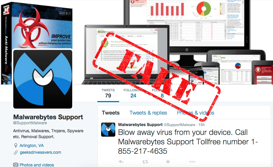 Beware of Tech Support Impersonators | Malwarebytes Labs