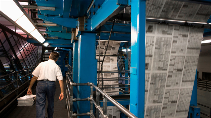 Ransomware attack freezes newspaper printing system