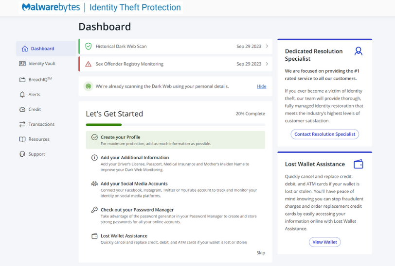 Announcing NEW Malwarebytes Identity Theft Protection