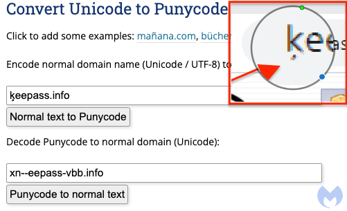 Clever malvertising attack uses Punycode to look like KeePass's official website