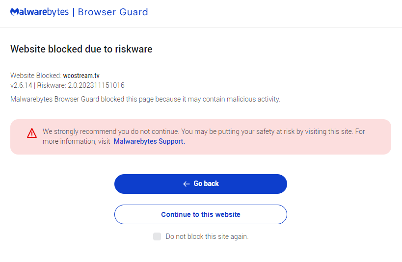 wcostream.tv | Malwarebytes Labs