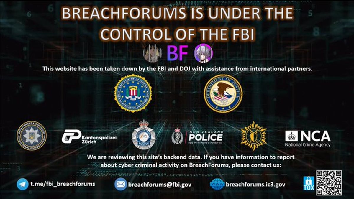 Notorious data leak site BreachForums seized by law enforcement ...