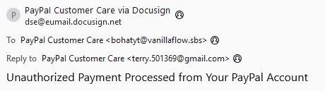 PayPal scam abuses Docusign API to spread phishy emails | Malwarebytes