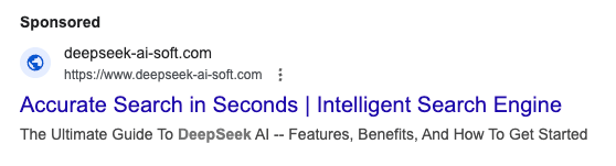 DeepSeek users targeted with fake sponsored Google ads that deliver ...