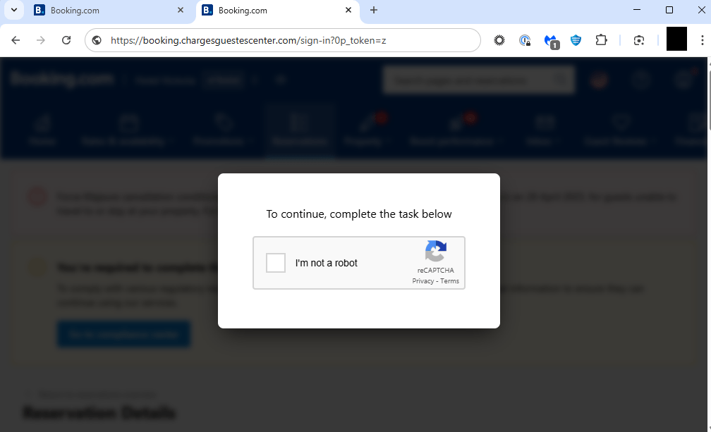 Victims risk AsyncRAT infection after being redirected to fake Booking ...