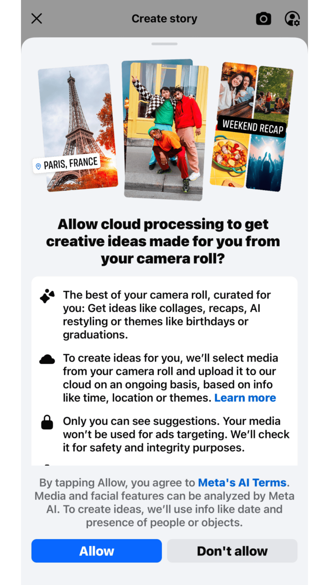 Facebook wants to look at your entire camera roll for "AI restyling ...
