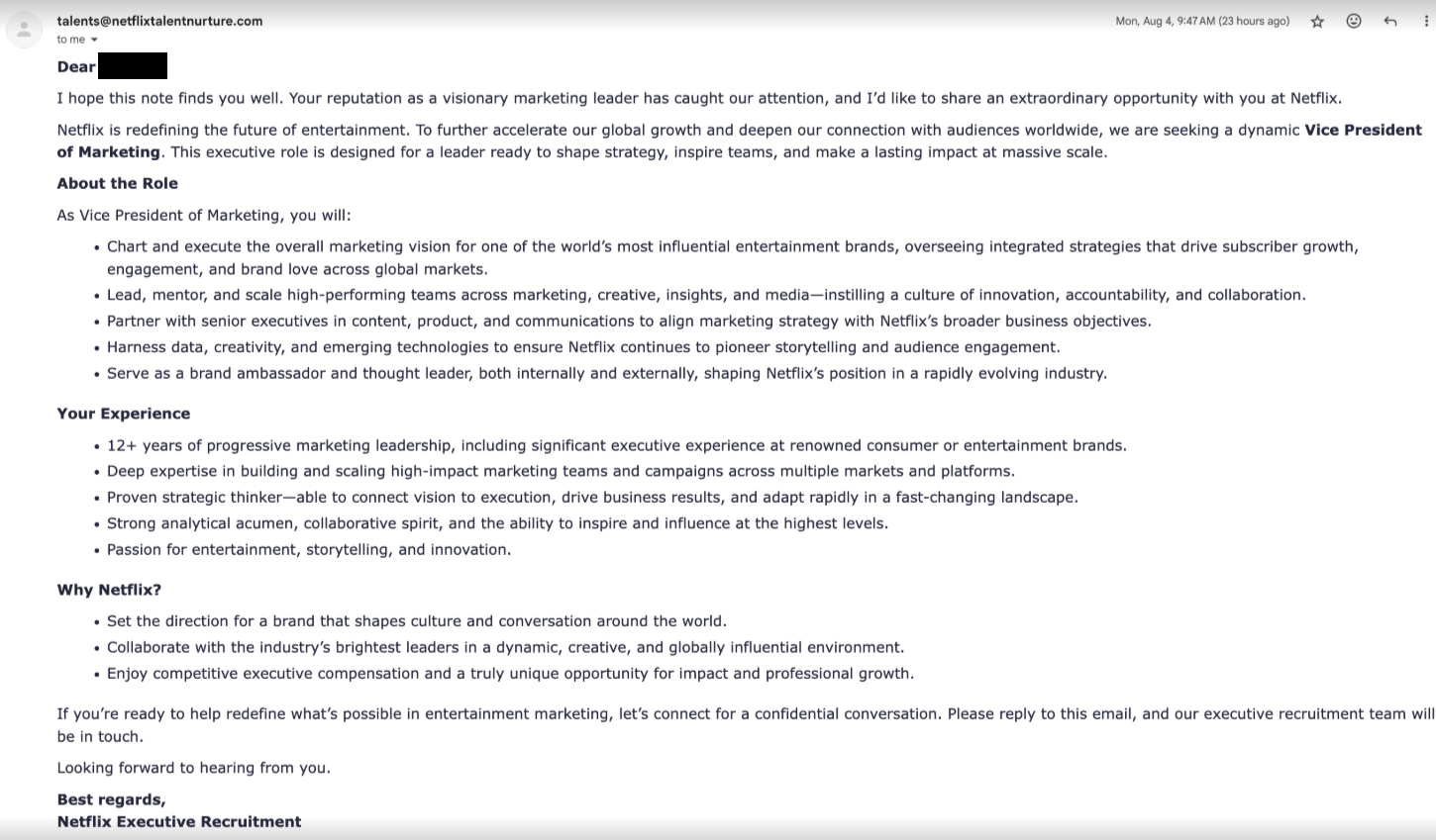 Netflix scammers target jobseekers to trick them into handing over ...