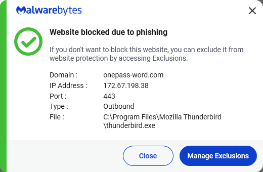 Phishers target 1Password users with convincing fake breach alert ...