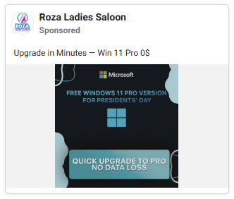 Facebook ads spread fake Windows 11 downloads that steal passwords and ...