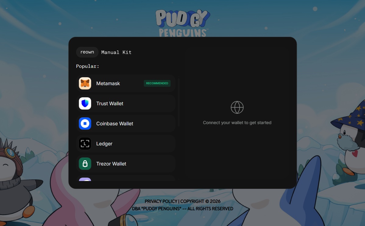 Fake Pudgy World site steals your crypto passwords | Malwarebytes