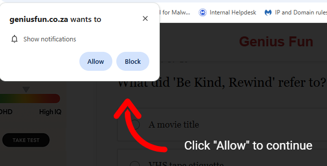 Quiz sites trick users into enabling unwanted browser notifications ...