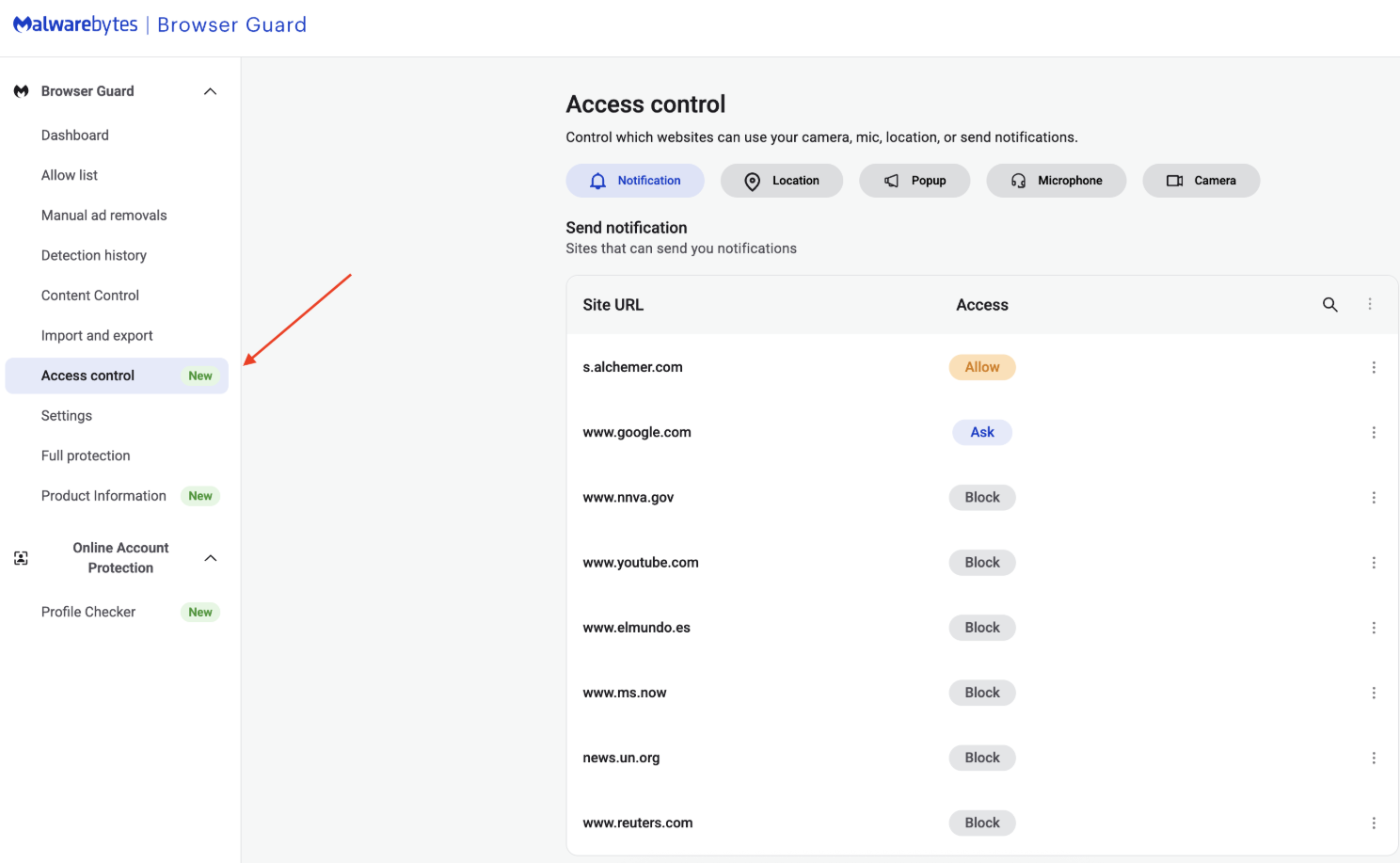 Browser Guard gets even better with Access Control | Malwarebytes